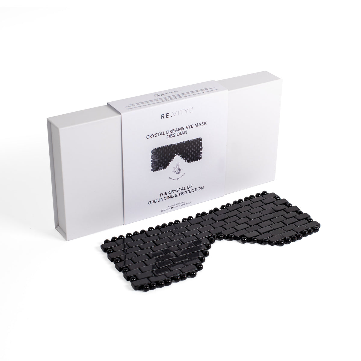CRYSTAL DREAMS EYE MASK - OBSIDIAN | RE-VITYL